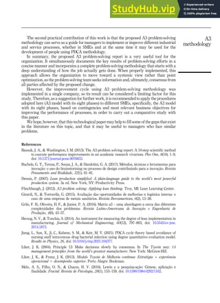 A3 Methodology Going Beyond Process Improvement | PDF