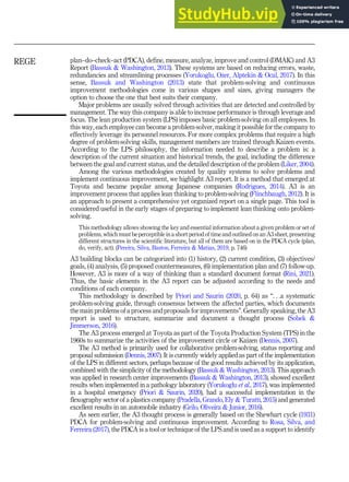 A3 Methodology Going Beyond Process Improvement | PDF