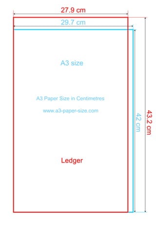 A3 paper size PDF