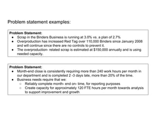 A3 problem solving | PPTX
