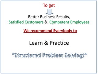 A3 problem solving technique by Mr. Anup Gandhi | PPT