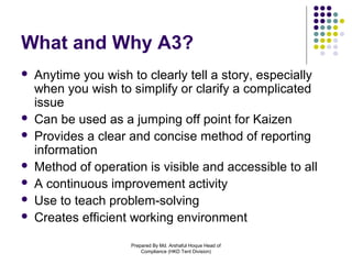 A3 problem solving tools | PPT