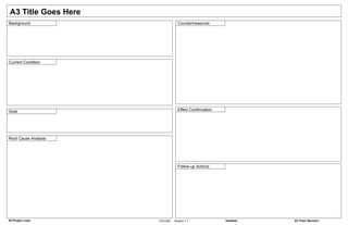 Storyboard Template A3