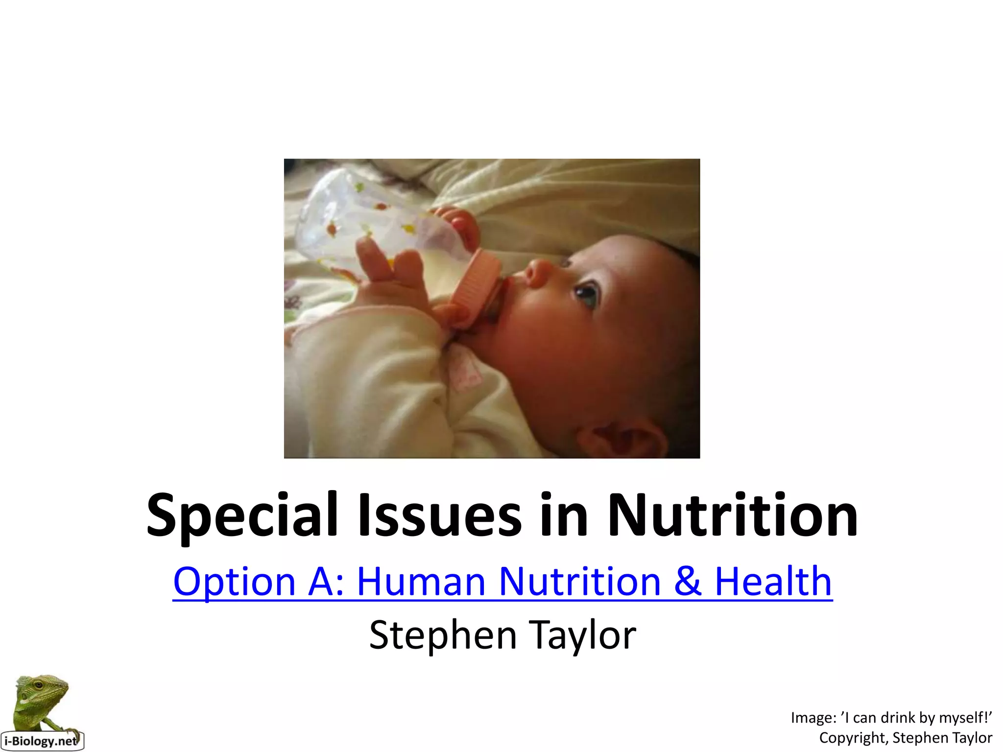 A3 special issues in nutrition | PPTX