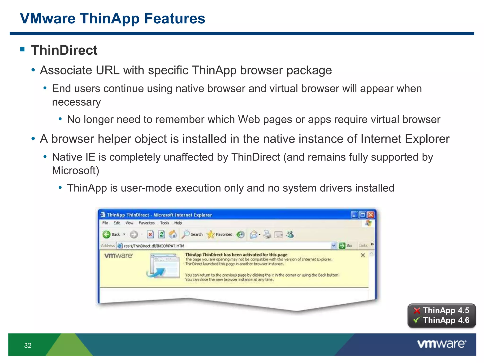 Vmware thin app architecture | PPT