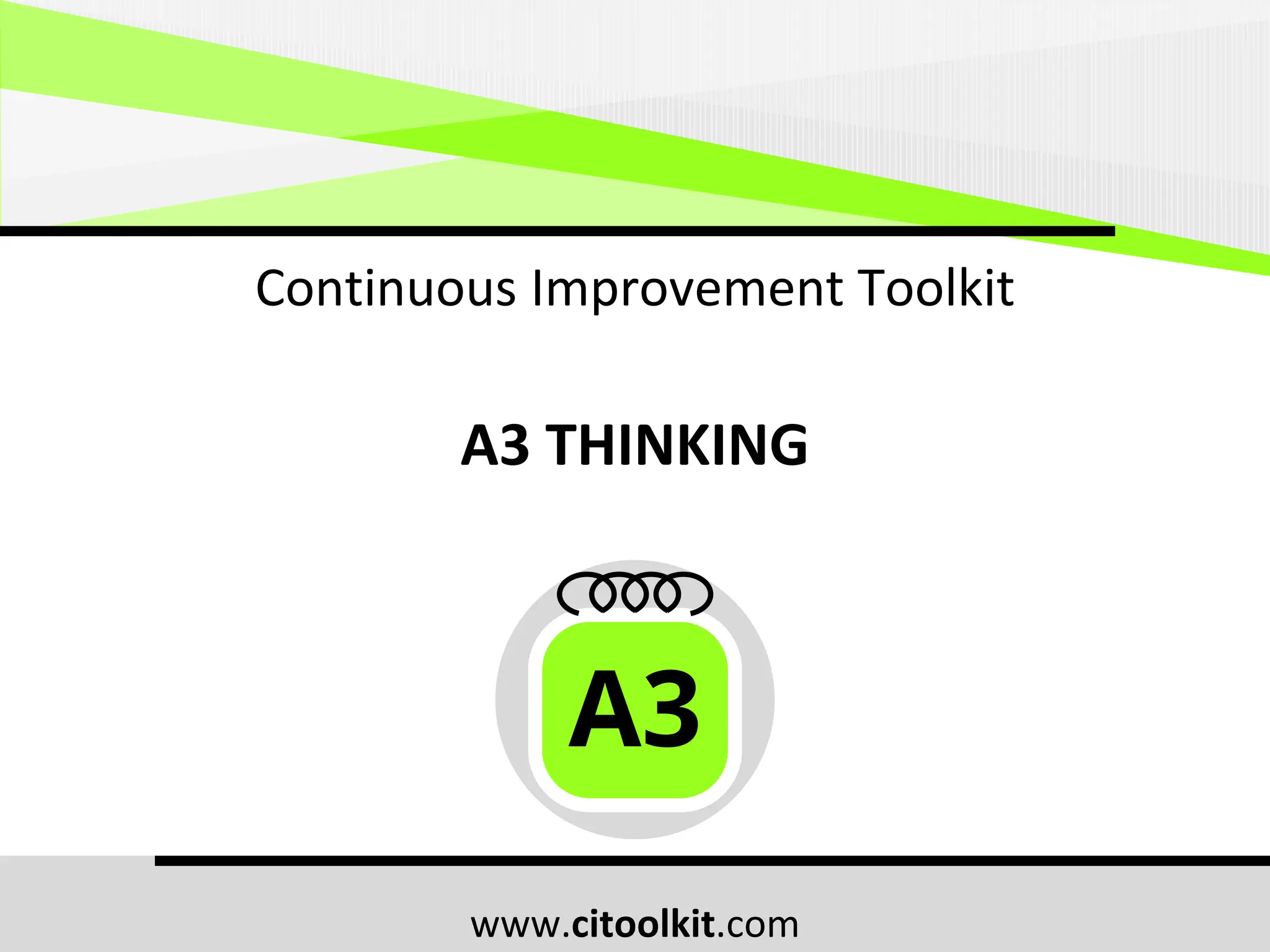 A3 Thinking (tai lieu tham khao ve cai thien) | PDF