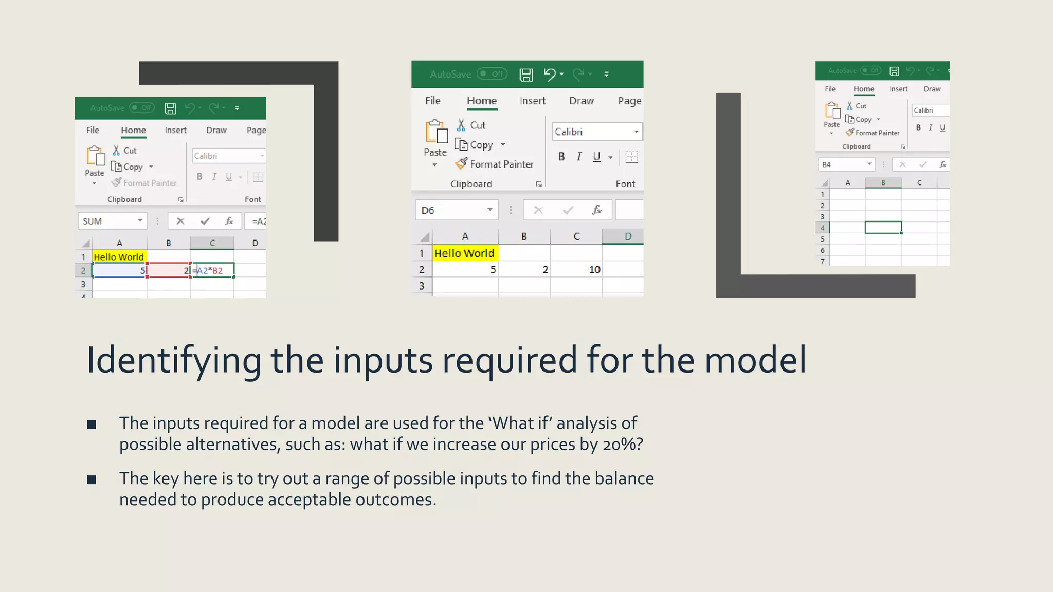 A3 using data modelling to consider alternatives updated | PPTX