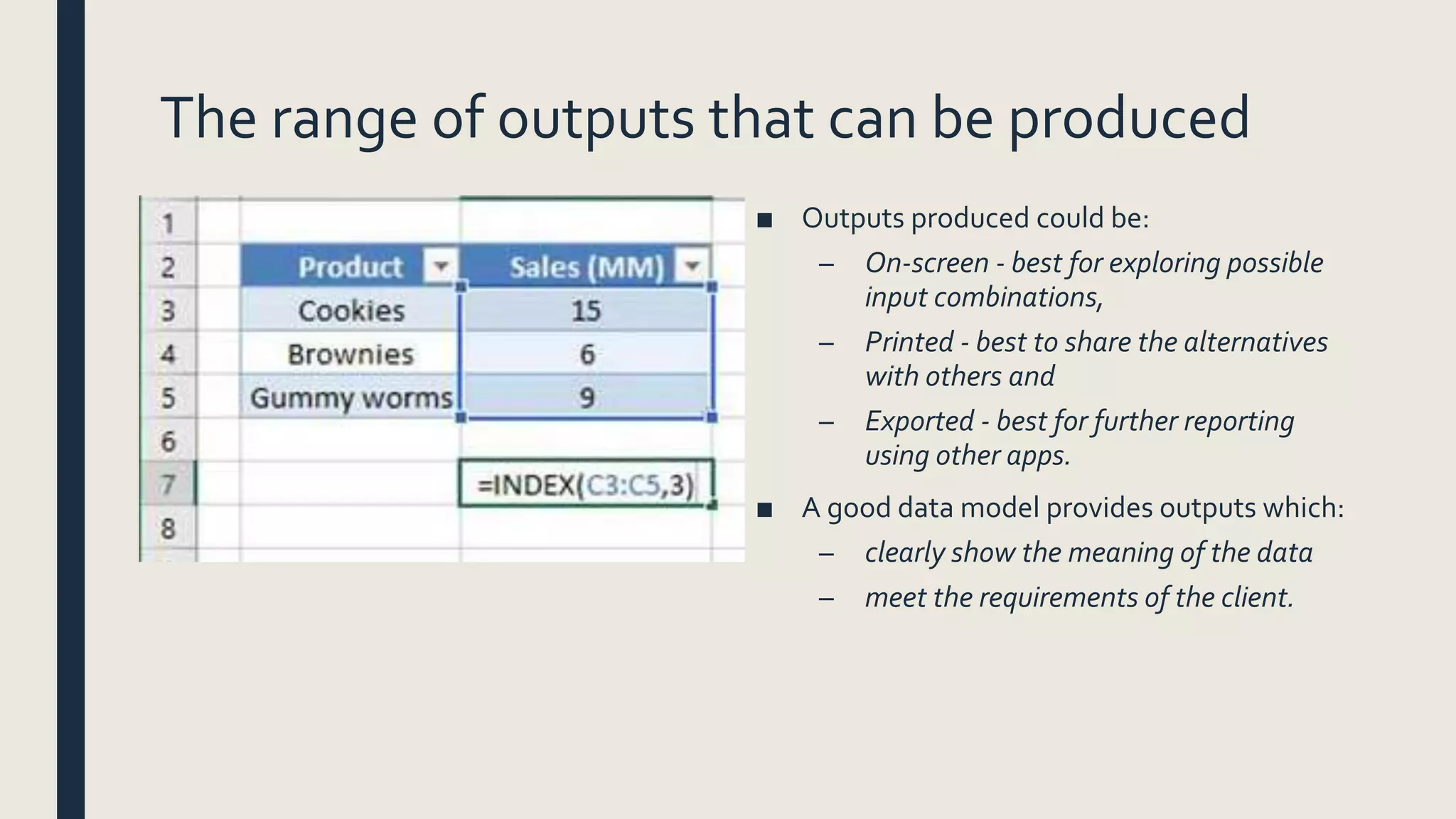 A3 using data modelling to consider alternatives updated | PPTX