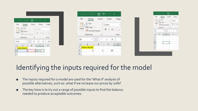 A3 using data modelling to consider alternatives updated | PPT