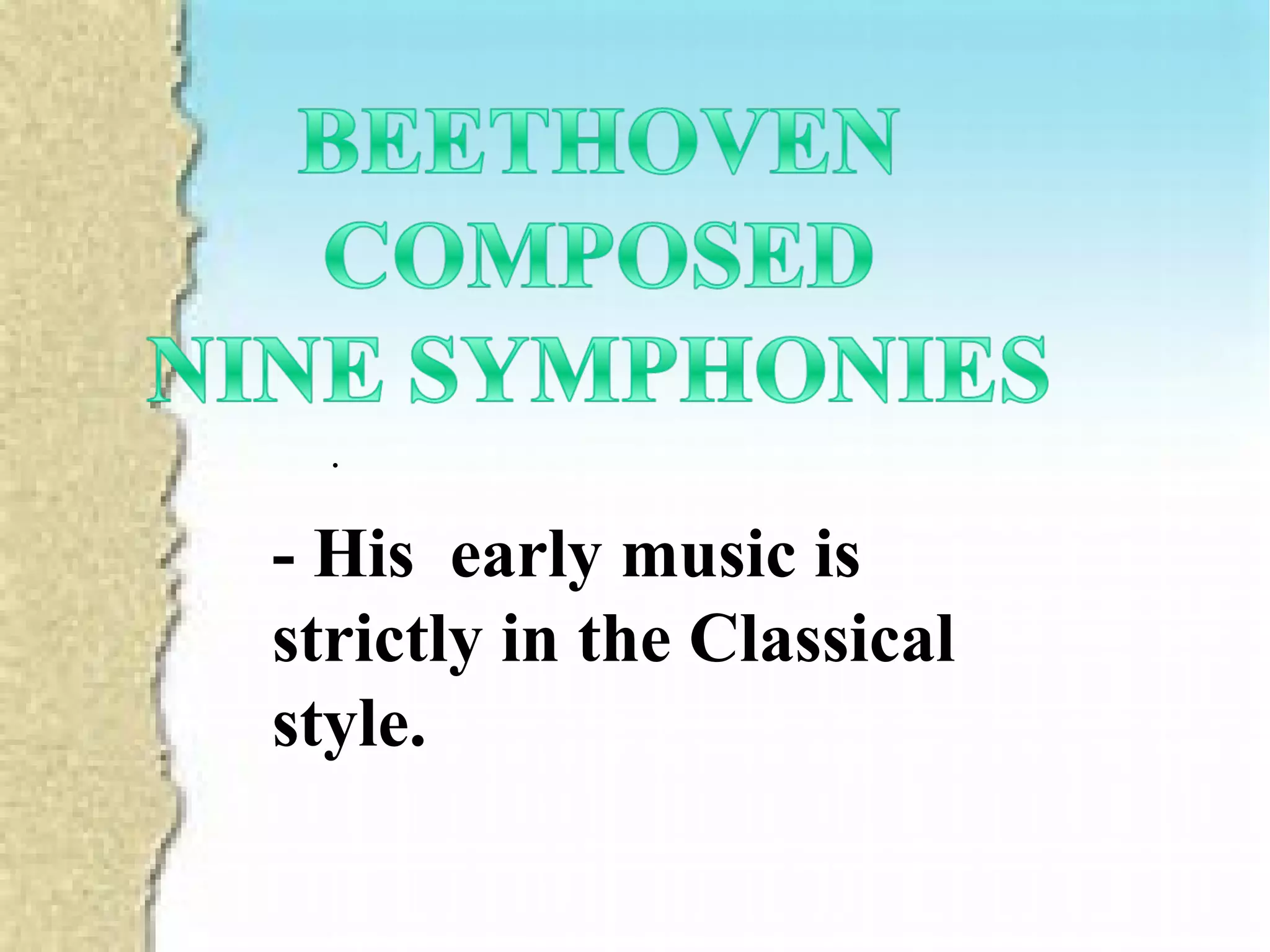 THE ART OF MUSIC - BEETHOVEN | PPT