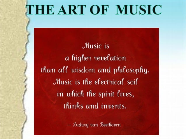 THE ART OF MUSIC - BEETHOVEN | PPT