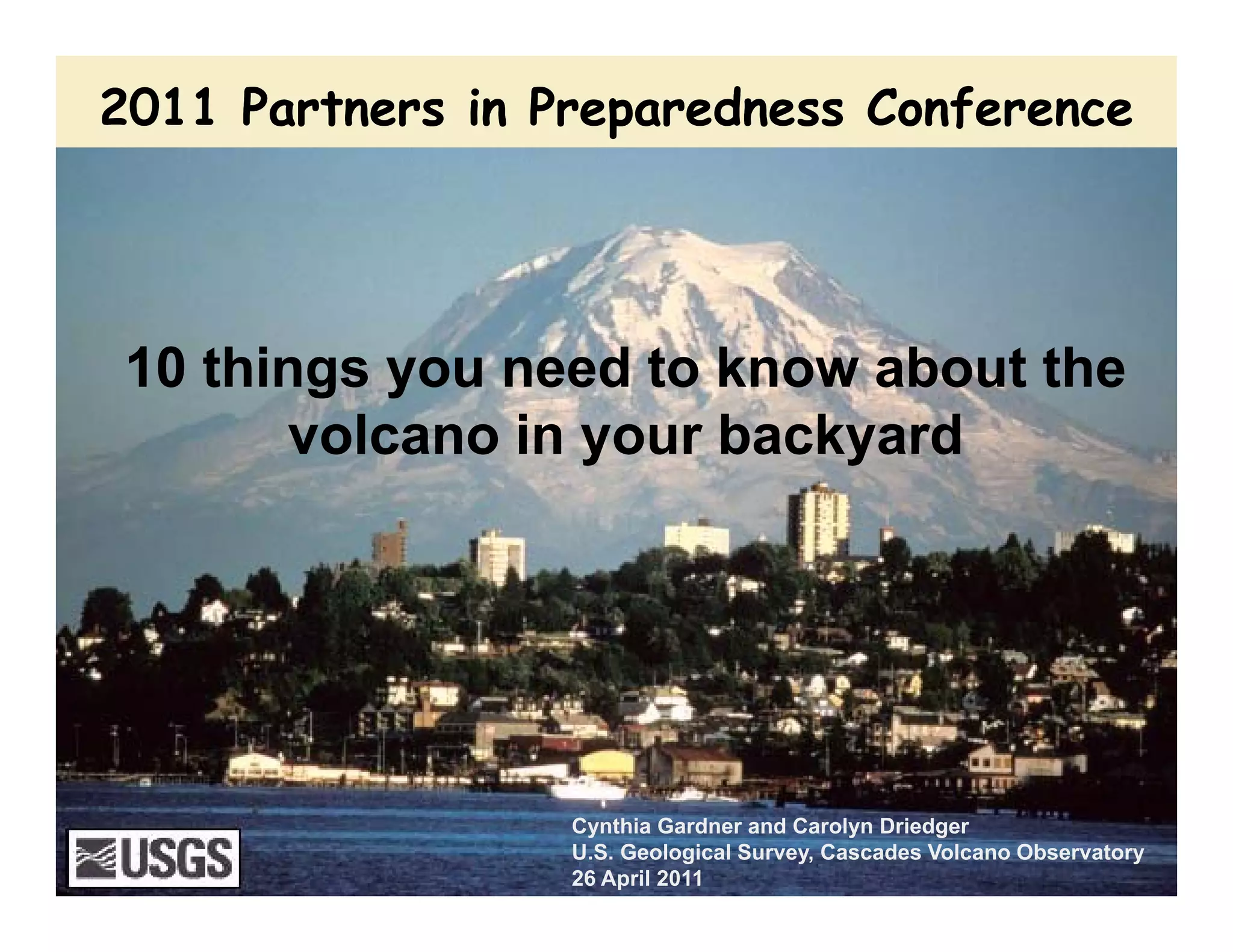 Ten Things You Need to Know About the Volcano in Your Backyard | PDF ...