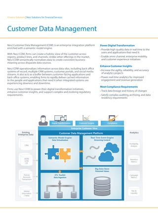 NexJ Solutions for Financial Services | PDF | Business Utilities | Business
