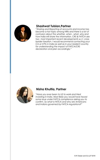 Impact of FATCA/CRS on NRI | PDF