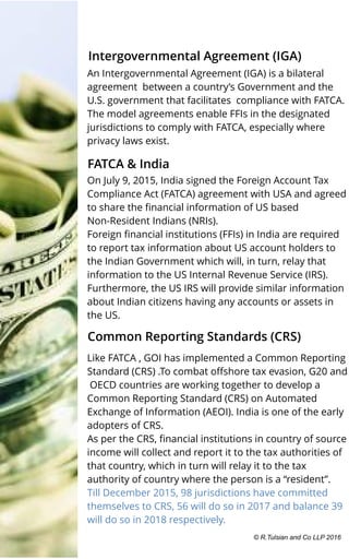 Impact of FATCA/CRS on NRI | PDF