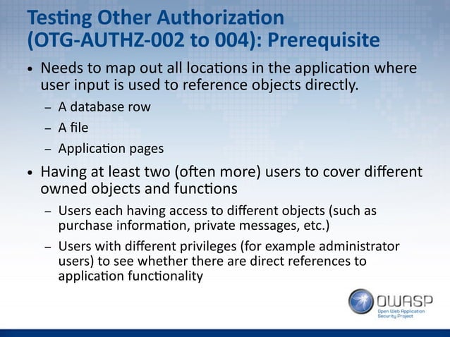 Owasp Top 10 A4 Insecure Direct Object Reference Ppt