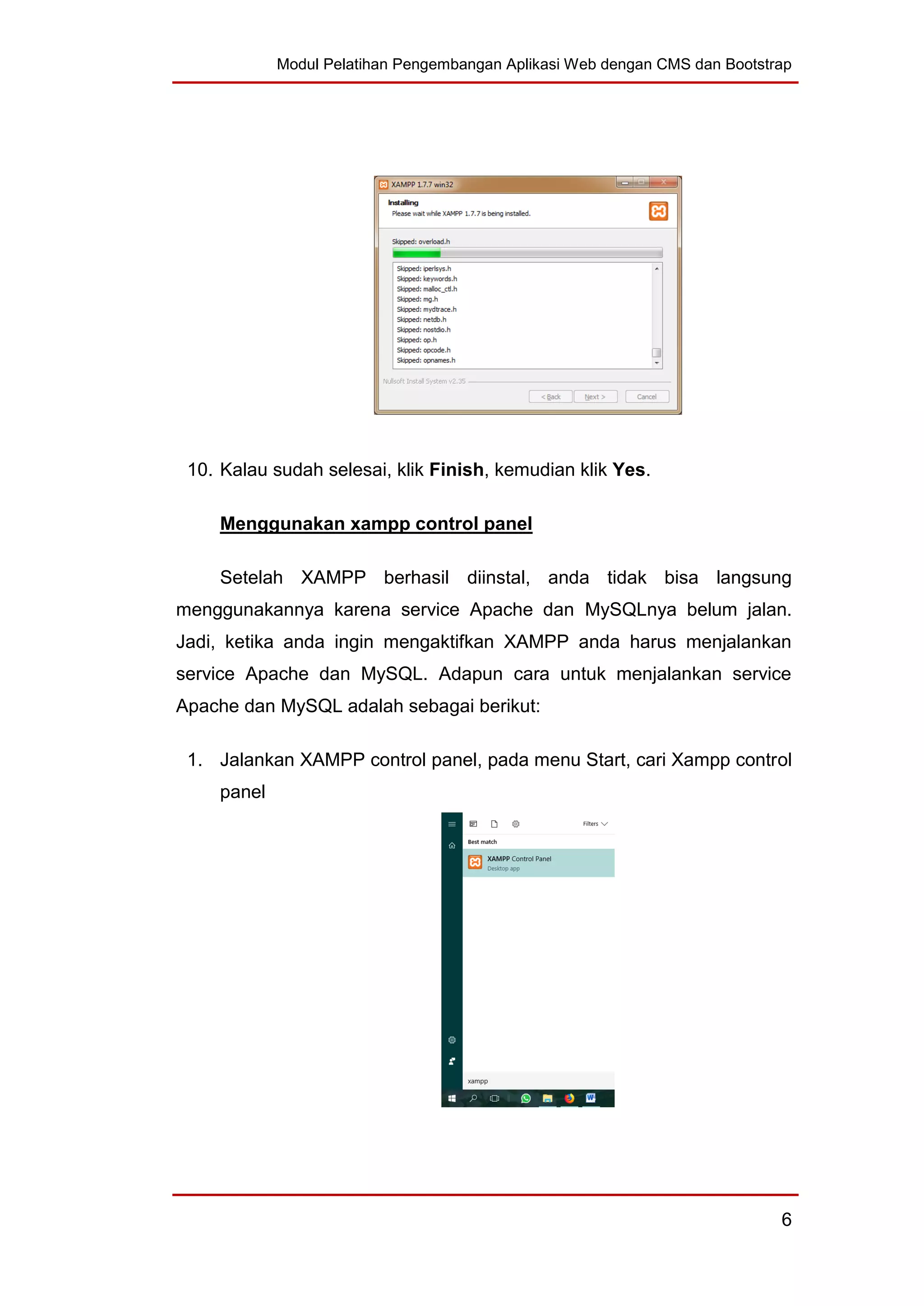 Training Module Web Application Development With Cms And Bootstrap Pdf