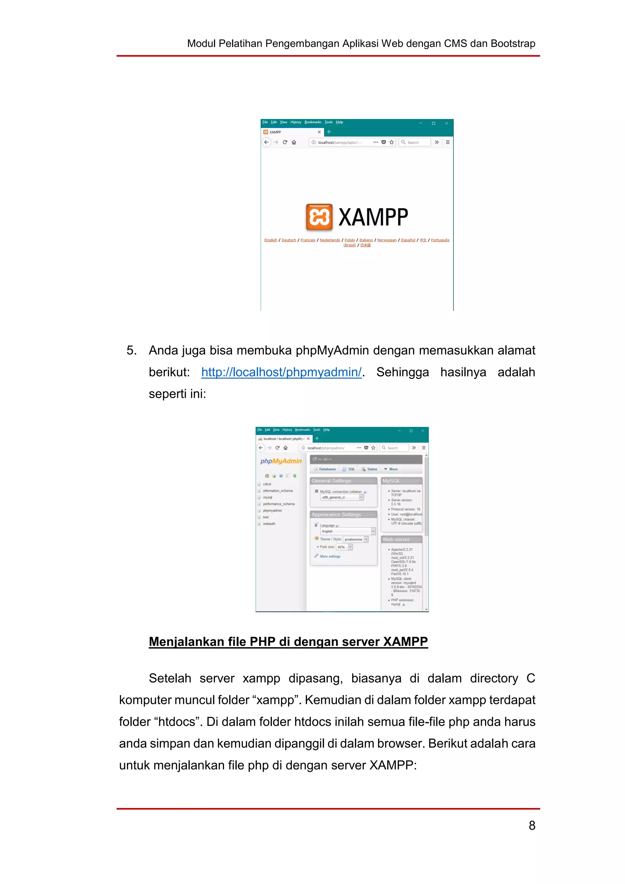 Training Module Web Application Development With Cms And Bootstrap Pdf