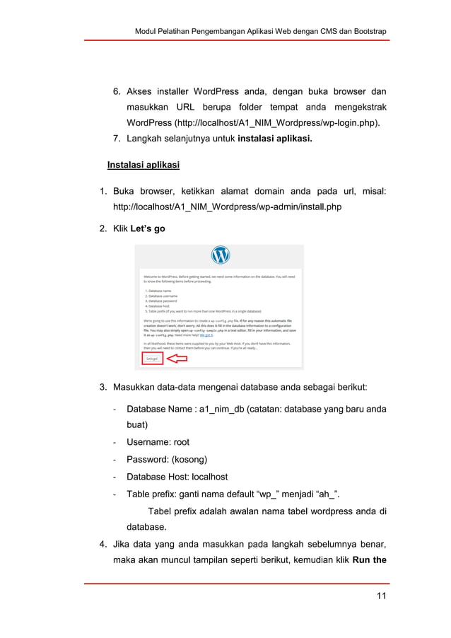 Training Module Web Application Development With Cms And Bootstrap Pdf