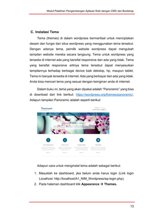 training module "web application development with cms and bootstrap" | PDF