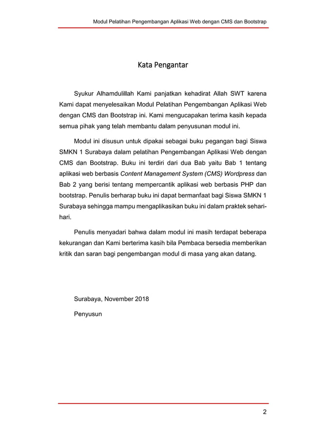 Training Module Web Application Development With Cms And Bootstrap Pdf