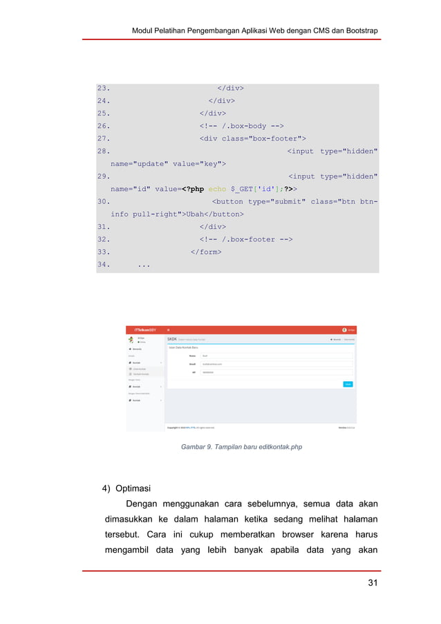 Training Module Web Application Development With Cms And Bootstrap Pdf