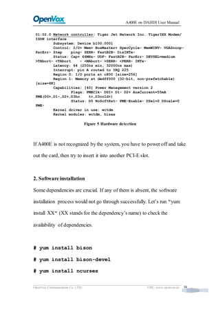dahdi_user_manual | PDF