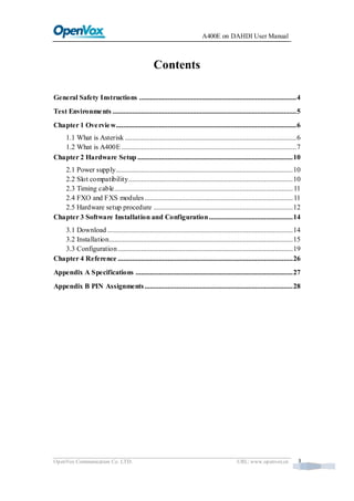 dahdi_user_manual | PDF