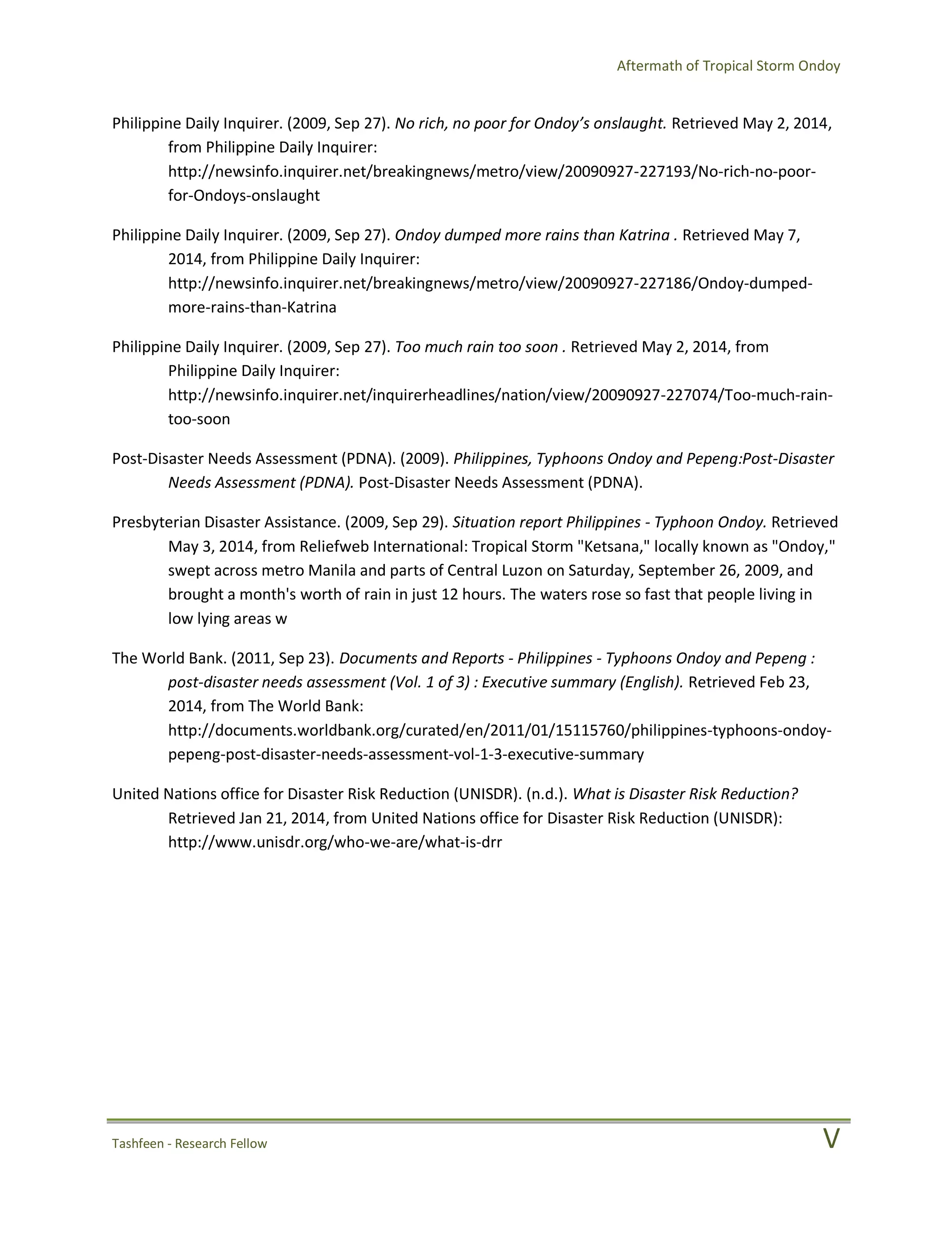 Writing Sample-Research-DisasterCases-Typhoon_Ondoy- Tashfeen.Siddique ...