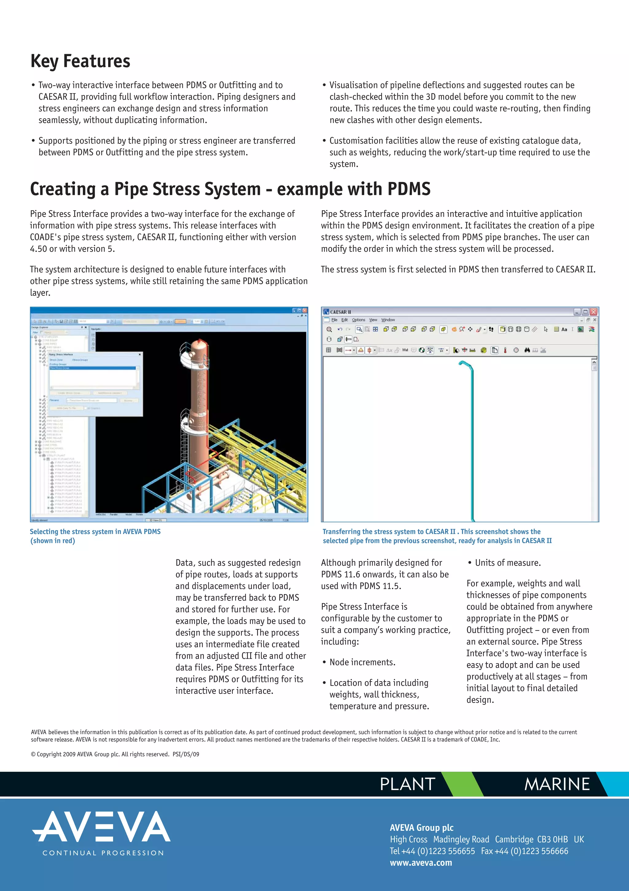 AVEVA Pipe Stress Interface | PDF