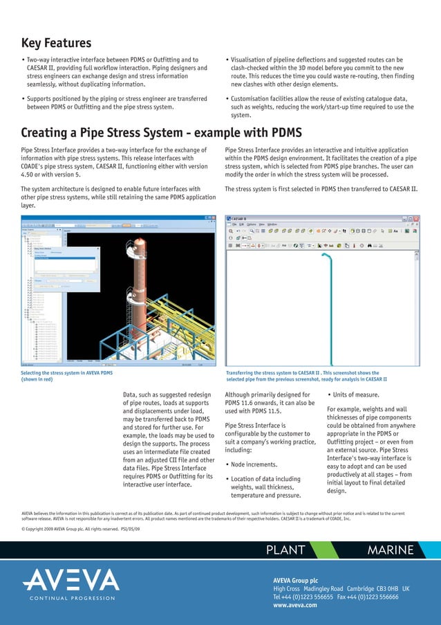 AVEVA Pipe Stress Interface | PDF | Technology & Computing