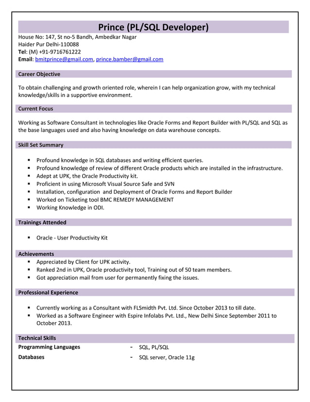 Prince (Exp 3.9+)_Oracle | DOC | Databases | Computer Software and Applications
