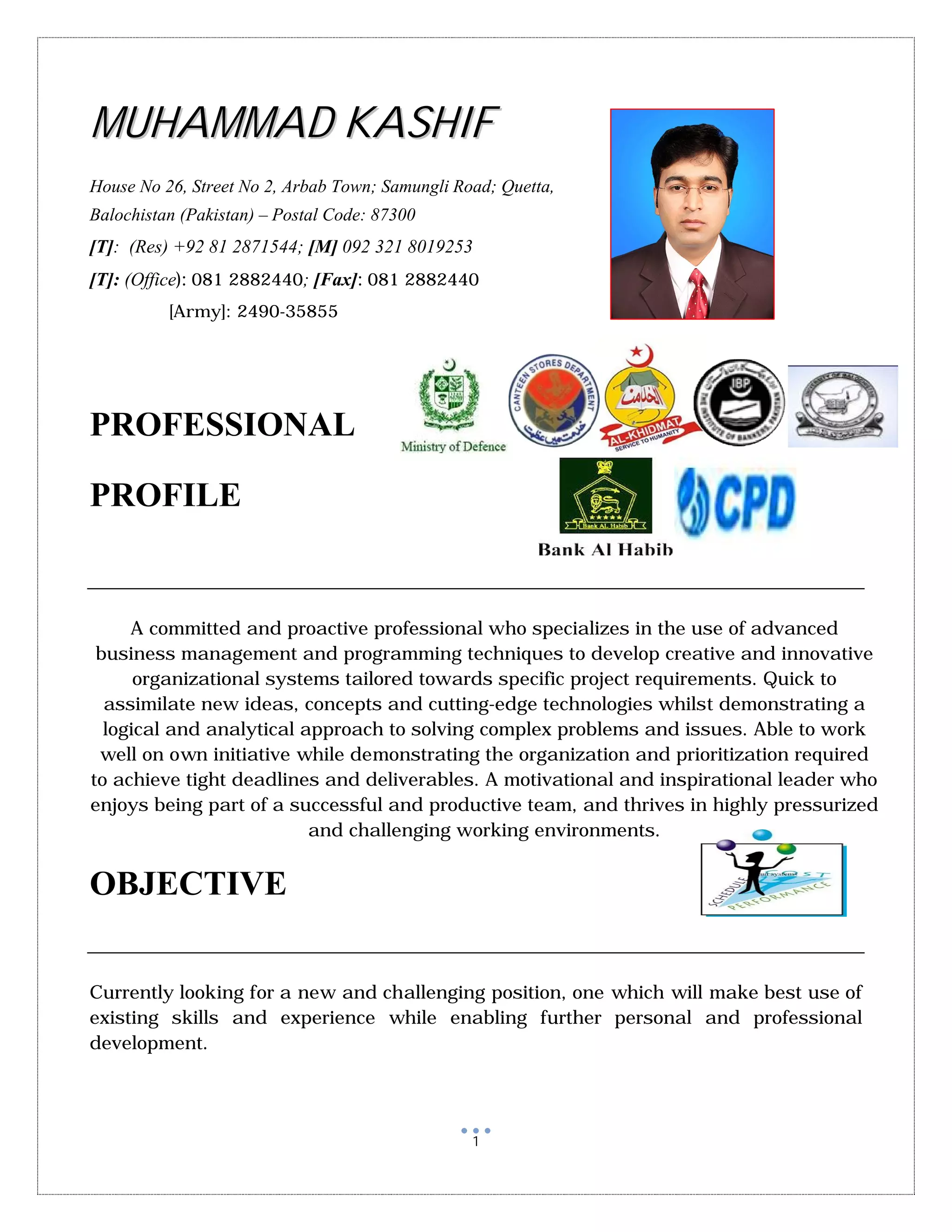 Kashif Niazi CV.3(1) | PDF