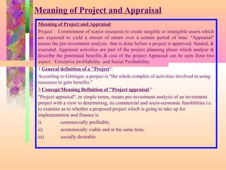 Apprisal of Loan proposal | PPT