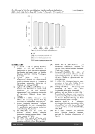 Enhancing the Mechanical Properties of Lateritic Brick for Better ...