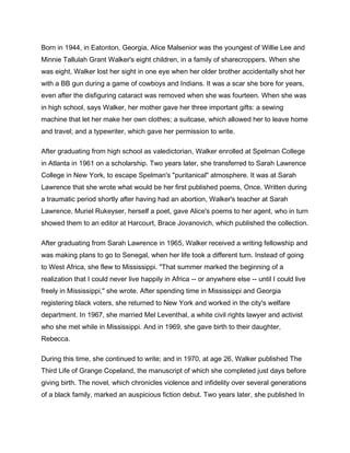 Writing samples | PDF