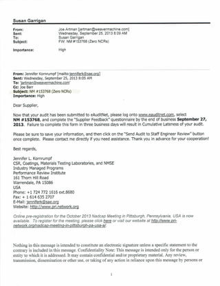 EDM AUDIT NO NCR'S | PDF