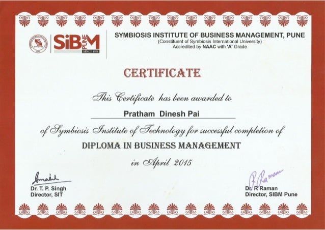 sibm certificate