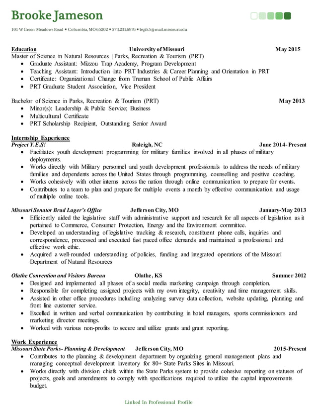 BrookeSJamesonResume2015-.docx - Current | PDF