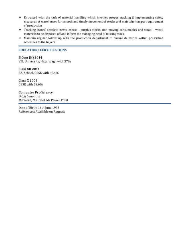 AAMIR KHAN - resume | DOC