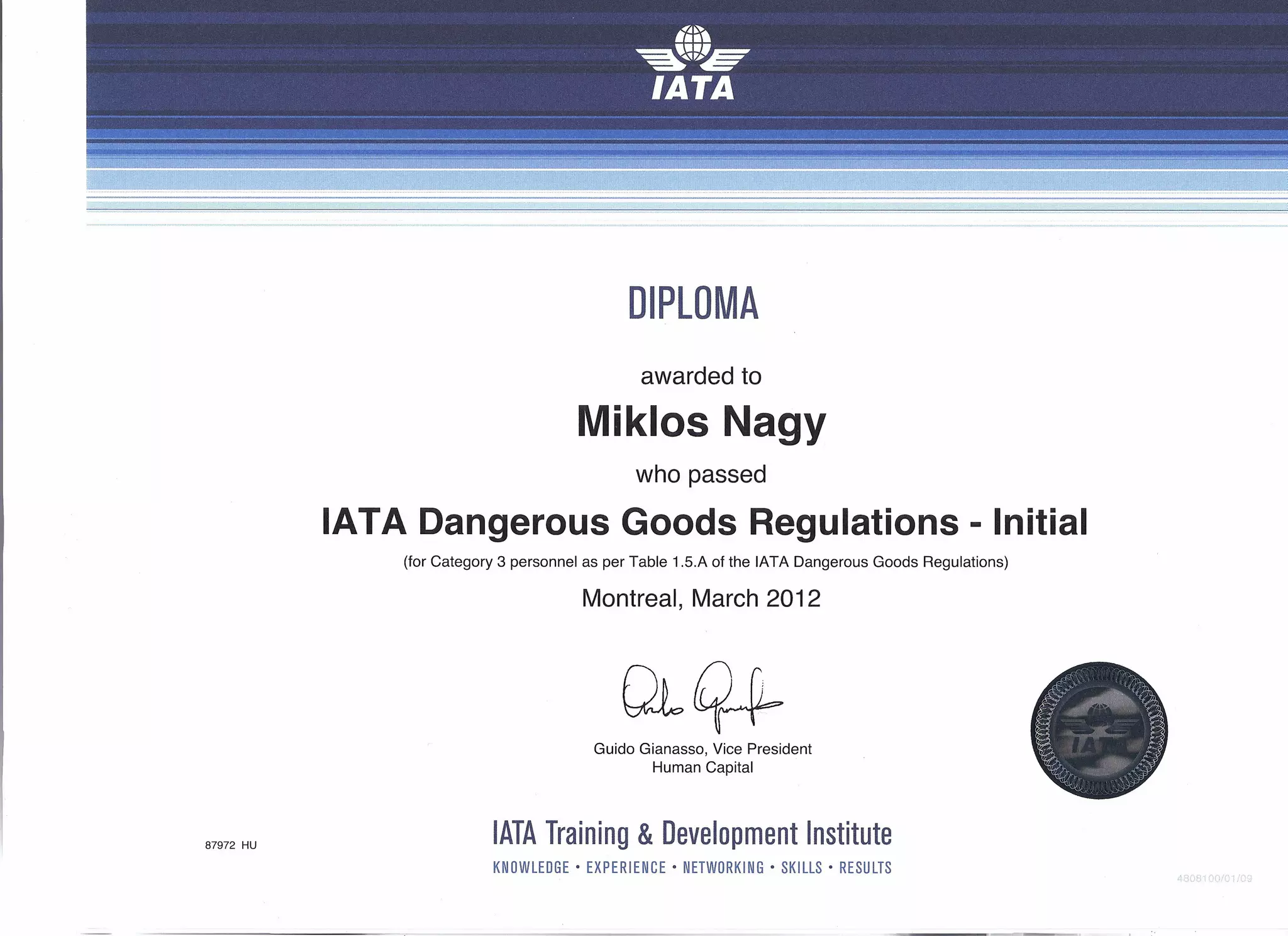 IATA - DGR Diploma - NM | PPT | Free Download