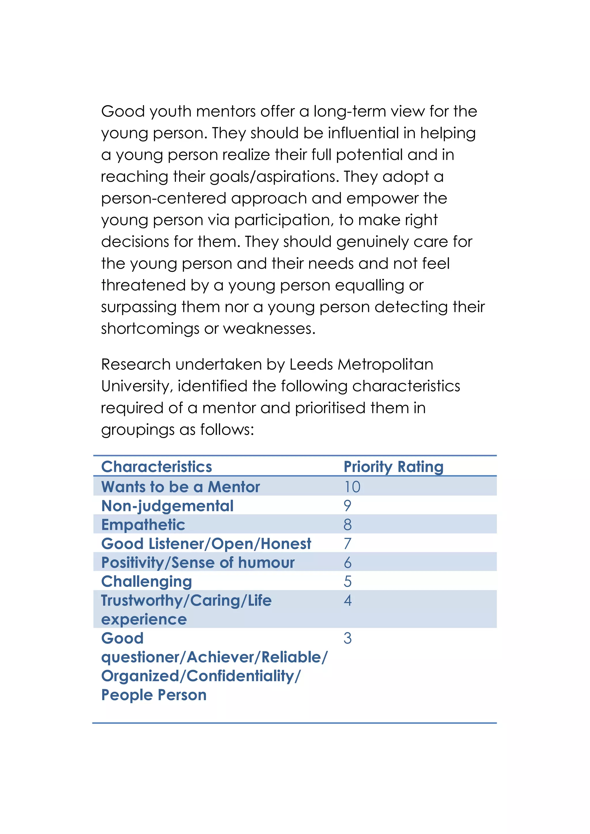 Mentoring booklet | PDF