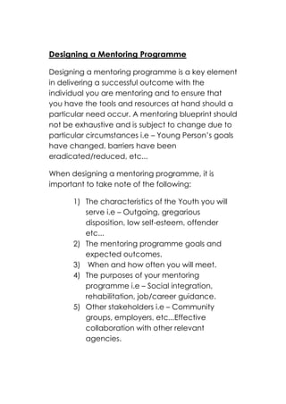 Mentoring booklet | PDF