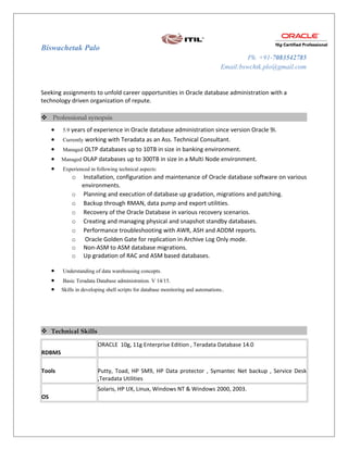 Oracle_DBA_Biswachetak_palo | PDF