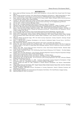 Human Resource Development Model on the Poor Society In North Minahasa Regency | PDF