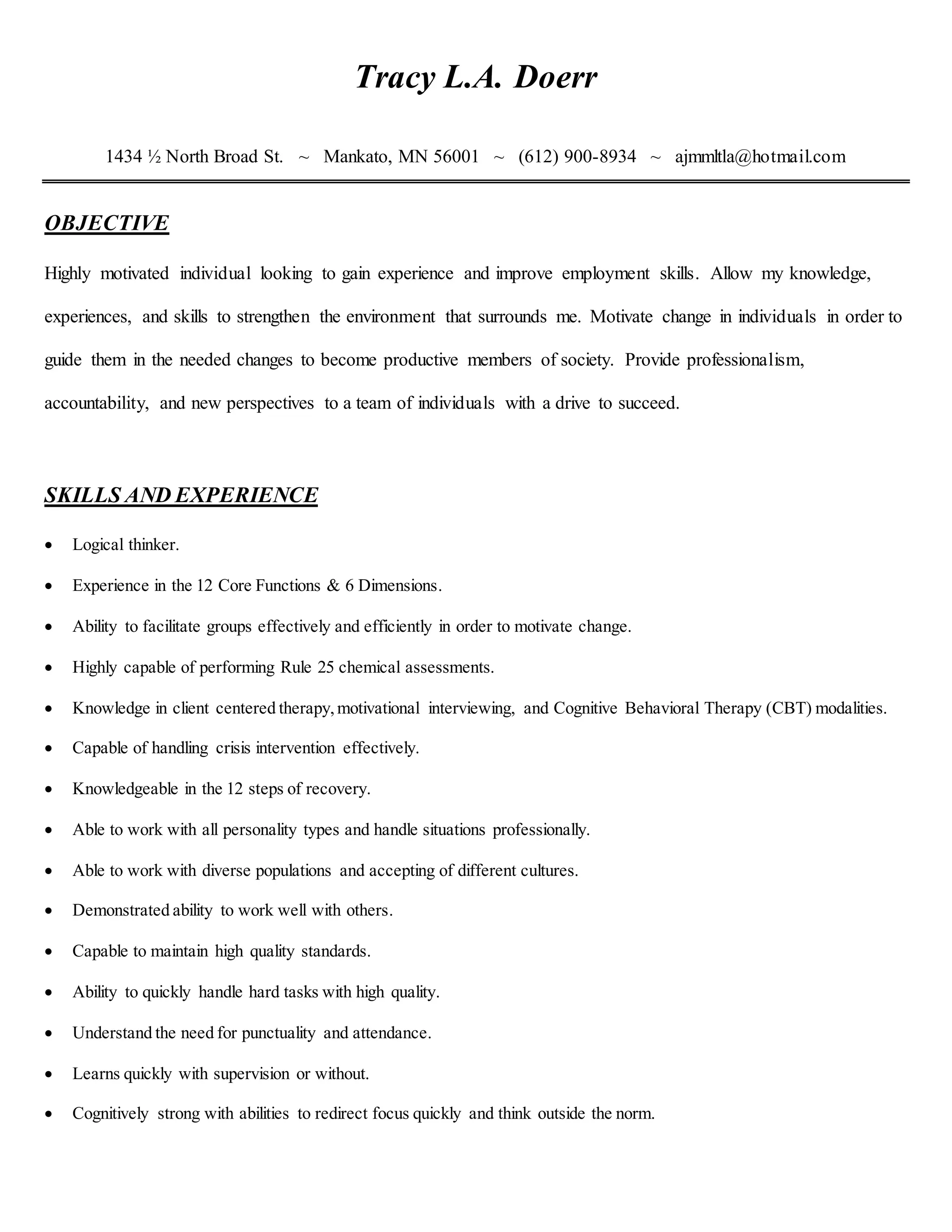 TDoerr Resume | DOCX