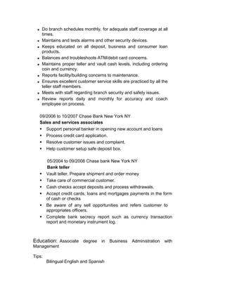 Rosa's win resume | DOC