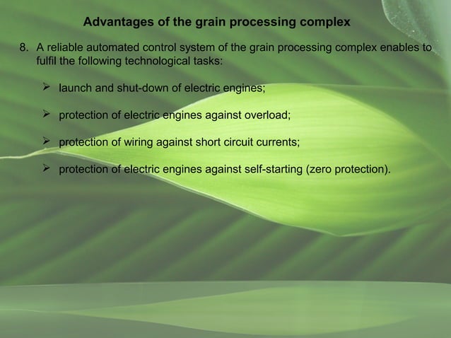 Grain processing complex | PPT
