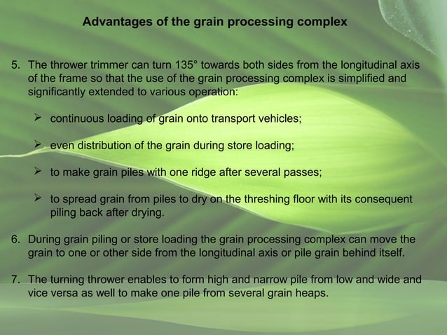 Grain processing complex | PPT