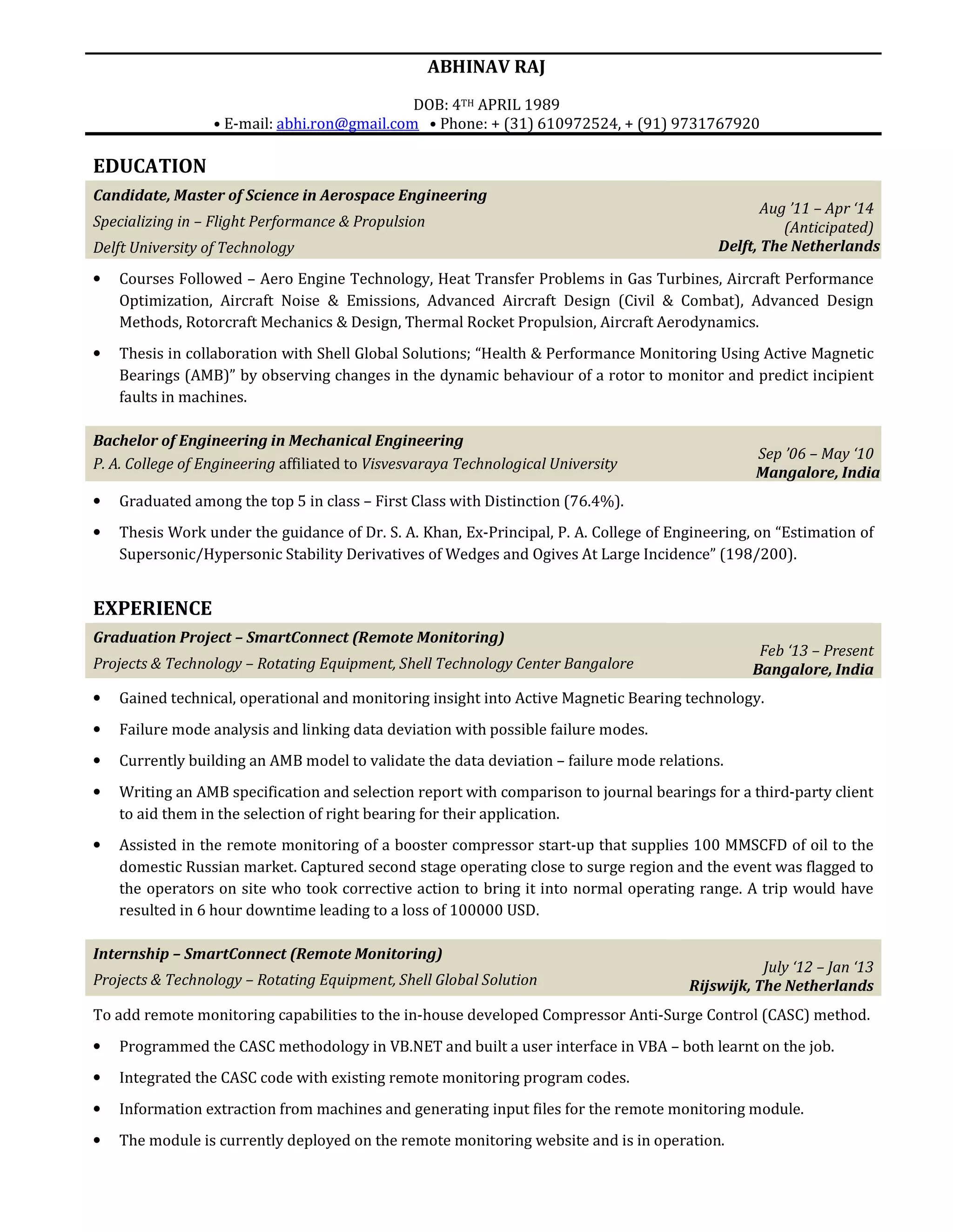 Abhinav Raj - Resume | PDF Abhinav Raj - Resume | PDF